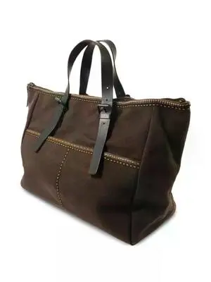 Bottega Veneta Traveler Canvas Tote Bag