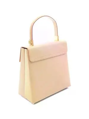 FERRAGAMO 2010s Gancini Flip-lock Tote Bag