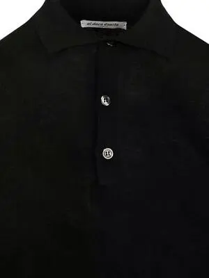 Al Duca D'aosta Long-sleeve Knitted Polo Shirt
