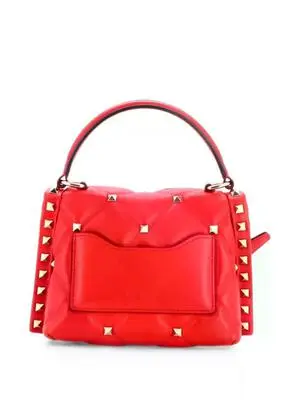 Valentino Garavani Candystud Top Handle Bag Leather Mini Satchel