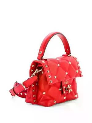 Valentino Garavani Candystud Top Handle Bag Leather Mini Satchel