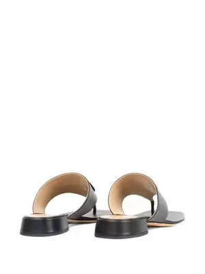 VALENTINO RED Vlogo Signature Sandals - Black