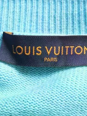LOUIS VUITTON 2000s Distorted Damier Sweater