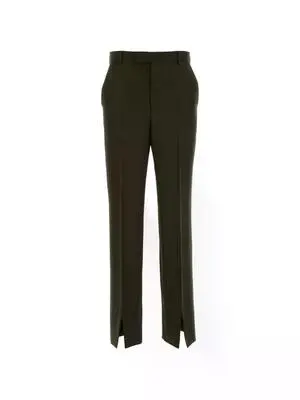 Gucci Slit Trousers - Green
