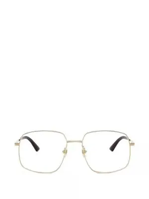 JIMMY CHOO Geometric-frame Glasses - Gold