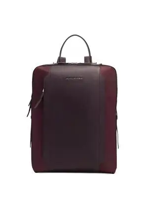 PIQUADRO Rfid-shielded Leather-panelled Backpack