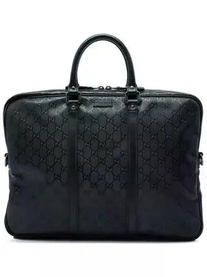 Gucci 2016-2026 Gg Imprime Business Bag - Black