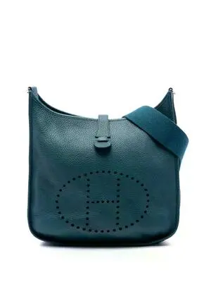 Hermès 2014-2026 Clemence Evelyne Iii 29 Crossbody Bag - Blue
