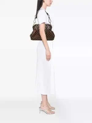LOUIS VUITTON 2011 Damier Ebene Trevi Pm Satchel - Brown