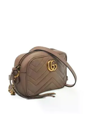 Gucci Mini Gg Marmont Matelassé Crossbody Bag