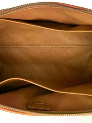 Celine 20th Century Macadam Coated Canvas Cosmetic Pouch
