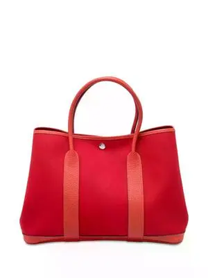 Hermès 2016 Toile And Negonda Garden Party 36 Tote Bag - Red