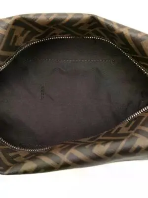 Fendi 2023-2026 Zucca Canvas Toiletry Case Clutch Bag