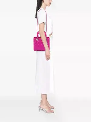 Dior 2012 Medium Lambskin Cannage Lady Satchel