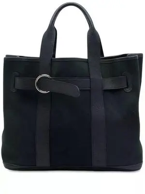 Hermès 2007 Toile And Negonda Ceinture Mm Tote Bag