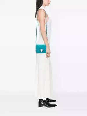 Prada 2010-2016 Impuntu Tessuto Chain Crossbody Bag