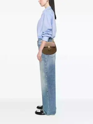 Chloé 2014 Small Smooth And Grained Calfskin Drew Crossbody Bag