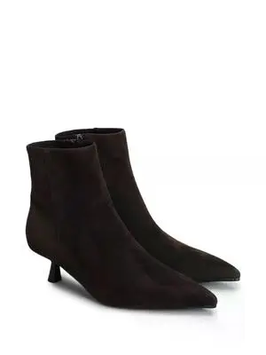 BIBI LOU Pointed-toe Ankle Boots - Brown