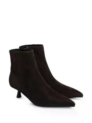 BIBI LOU Pointed-toe Ankle Boots - Brown