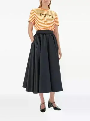 PATOU Pleated Midi Skirt