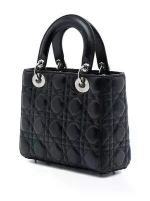 Dior 2017 Small Lambskin Cannage My Abcdior Lady Satchel