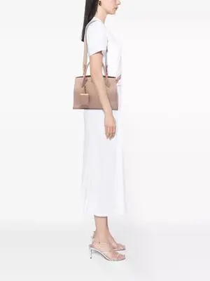 Prada 2013-2026 Medium Saffiano Cuir Monochrome Top Handle Tote Satchel