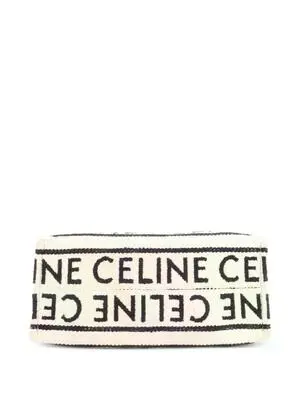 Celine Cabas Thais Logo All Over Textile Large Tote Bag