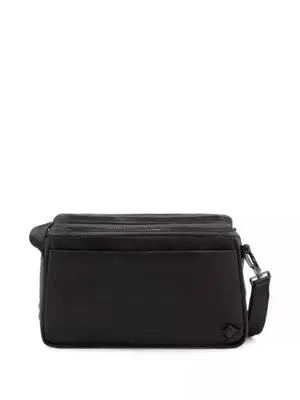 PIQUADRO Logo-plaque Rfid-shielded Ipad® Mini Messenger Bag - Black