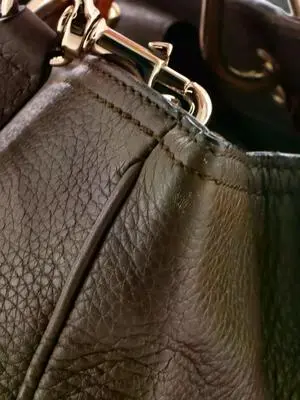 Gucci Bamboo Shopper Leather Large Tote Bag