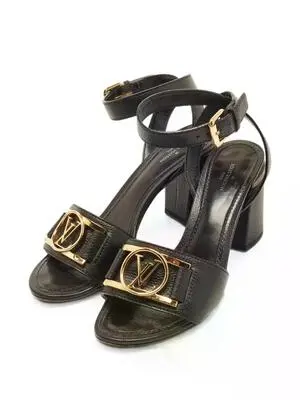 LOUIS VUITTON Lock It Buckle-detail Heeled Sandals