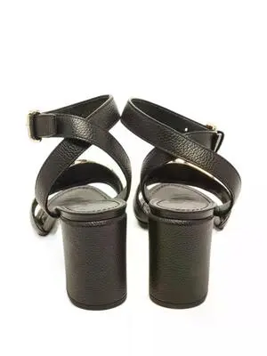 LOUIS VUITTON Lock It Buckle-detail Heeled Sandals