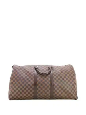 LOUIS VUITTON Keepall Bandouliere Bag Damier 55 Travel Bag