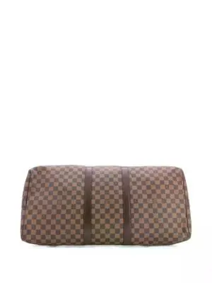 LOUIS VUITTON Keepall Bandouliere Bag Damier 55 Travel Bag