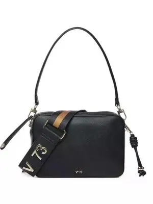 V°73 Logo-plaque Knotted Shoulder Bag - Black