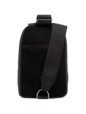 PIQUADRO Leather Phone Bag - Black