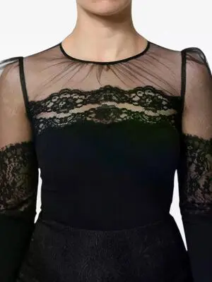 Dolce & Gabbana Lace-trim Midi Dress