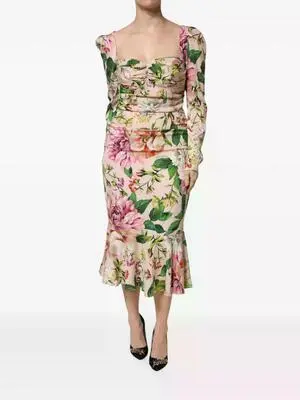 Dolce & Gabbana Floral-print Midi Dress