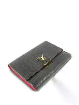 LOUIS VUITTON Capucines Taurillon Leather Wallet