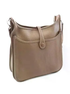 Hermès Pm Evelyne 3 Troyes Shoulder Bag - Brown