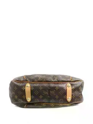 LOUIS VUITTON Pm Galliera Monogram Canvas Tote Bag - Brown