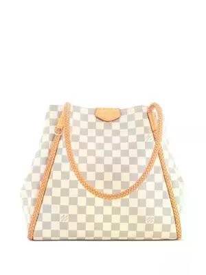 LOUIS VUITTON Propriano Handbag Damier Tote Bag - White
