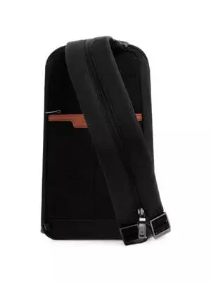 PIQUADRO Logo-plaque Convertible Messenger Bag