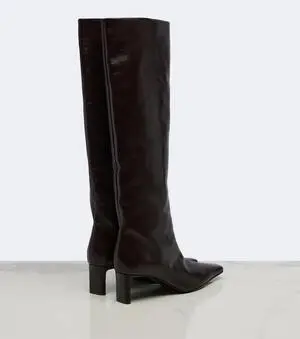Khaite Ona Leather Knee-high Boots