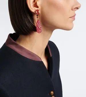JENNIFER BEHR Corinna Embellished Drop Earrings