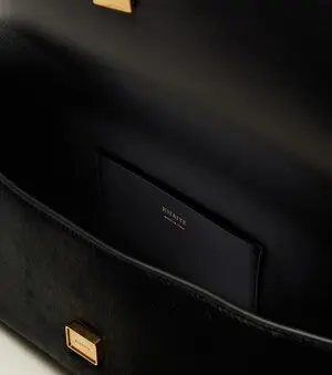 Khaite Audrey Medium Calf Hair Clutch