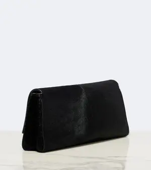 Khaite Audrey Medium Calf Hair Clutch