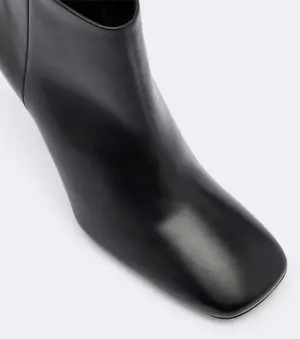 JUDE Credo Leather Ankle Boots - Black