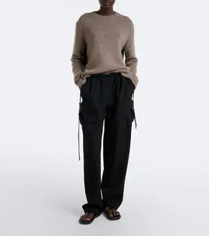 THE ROW Elga Wool Cargo Pants
