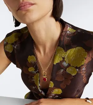 La DoubleJ Mini Shen 24kt -plated Necklace