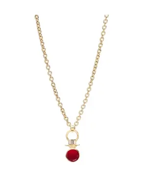 La DoubleJ Mini Shen 24kt -plated Necklace - Gold